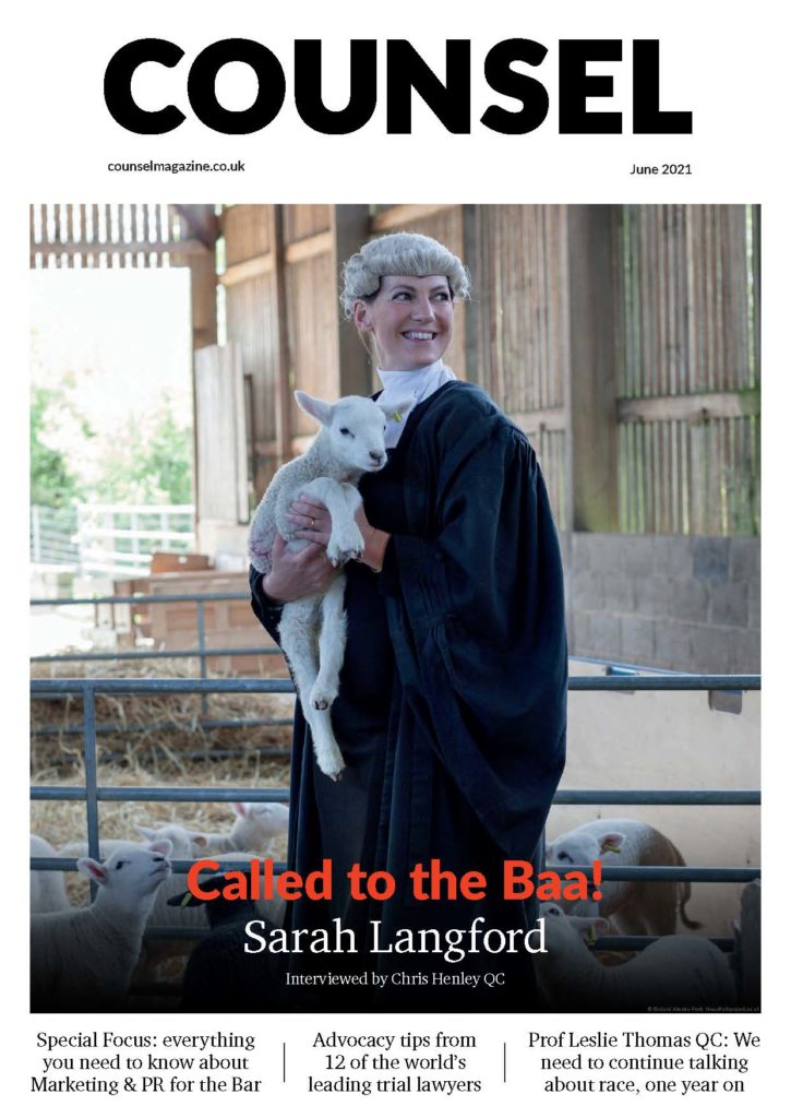 Sarah Langford Featured On Cover Of Counsel Magazine, “Called To The ...