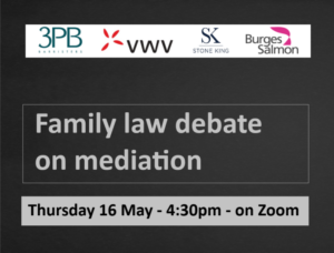 3PB Family Law Mediation Debate With VWV, Stone King And Burges Salmon | 3PB Barristers